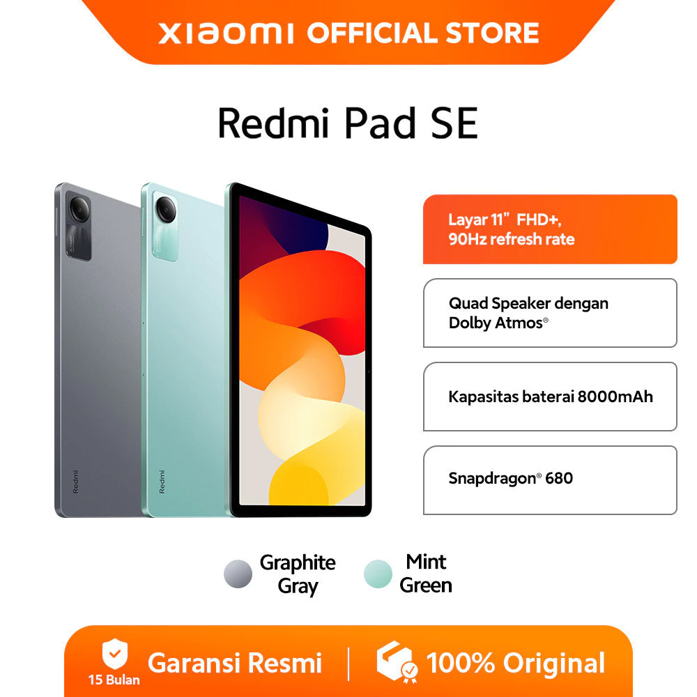 Jual Redmi Pad SE 4/128GB Garansi Resmi | Shopee Indonesia