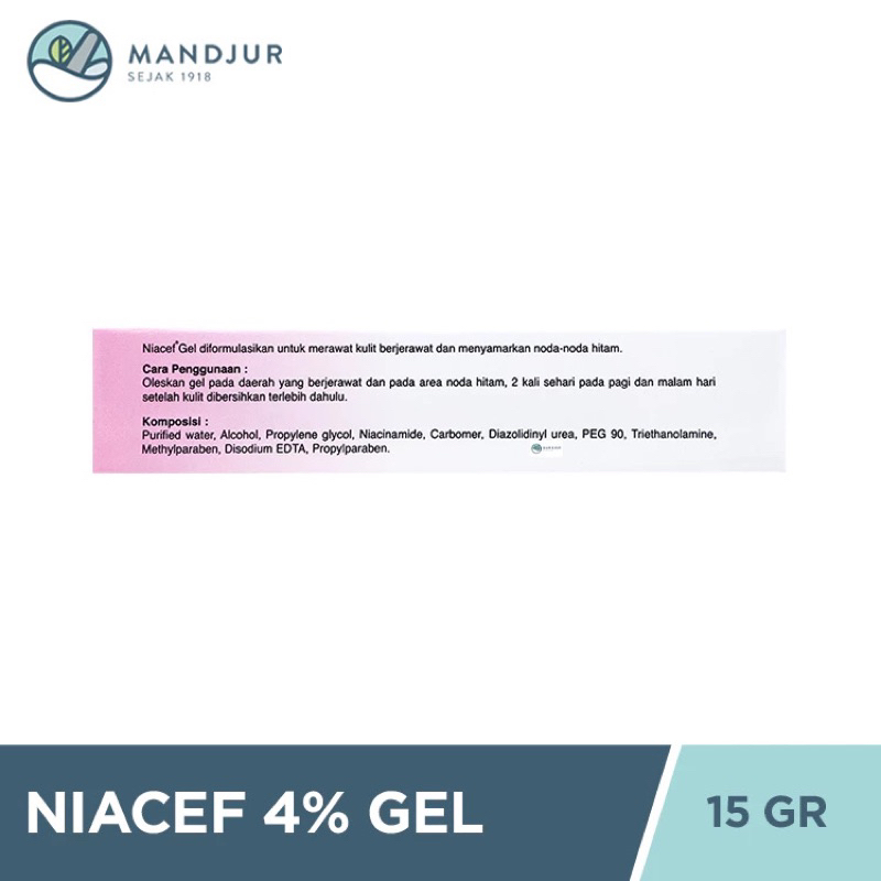 Jual ☘️YS☘️READY STOCK NIACEF GEL 4% ORIGINAL | Shopee Indonesia