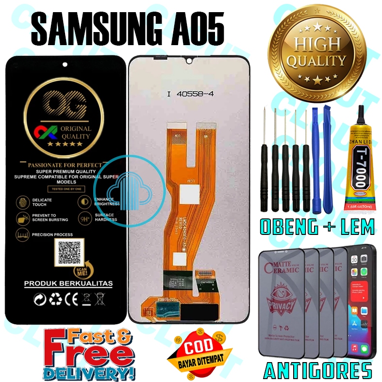 Jual LCD TOUCHSCREEN SAMSUNG A05 LAYARSENTUH ORIGINAL ORI ALL MEREK ...