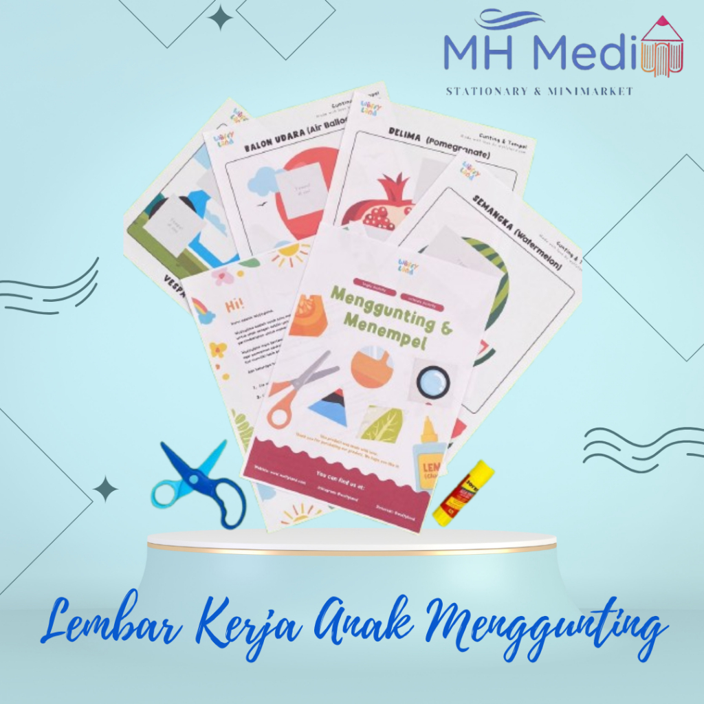 Jual 20 Lembar Kerja Memotong dan Menempel | Shopee Indonesia