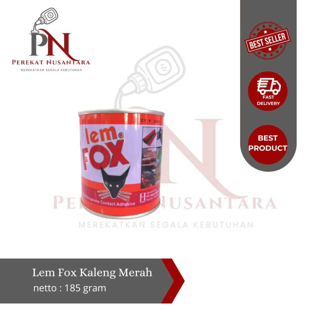 Jual Lem Fox Kuning Kaleng Merah 185 gr | Shopee Indonesia