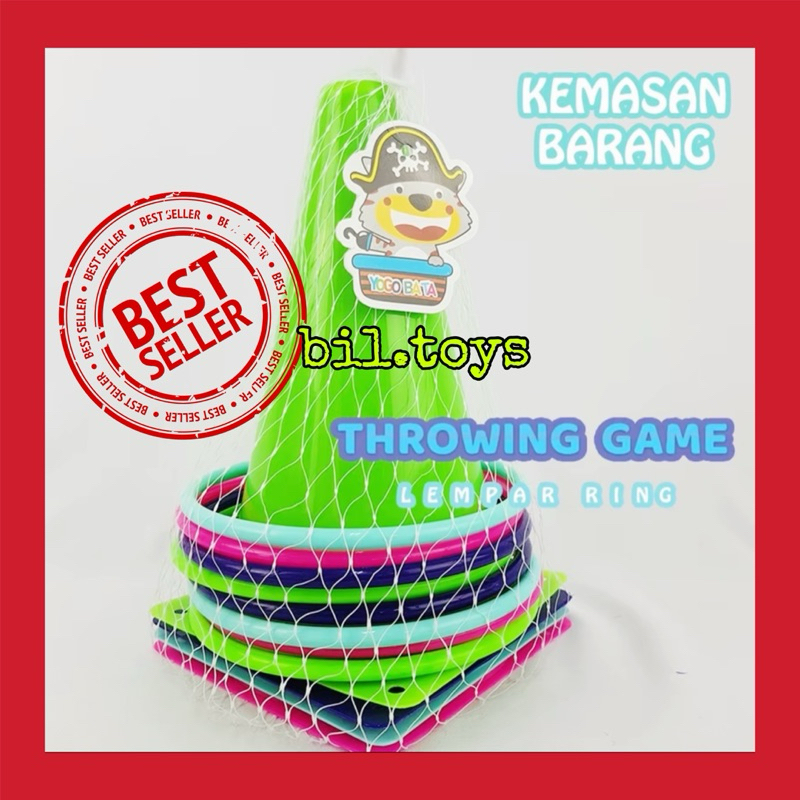 Jual MAINAN EDUKASI ANAK CONE RING JALA THROWING GAME MAINAN LEMPAR ...