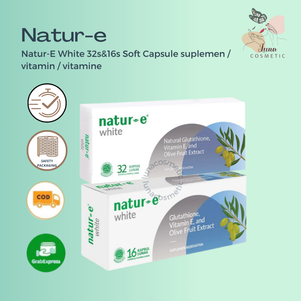 Jual Natur-E White Soft Capsule suplemen / vitamin / vitamine | Shopee ...