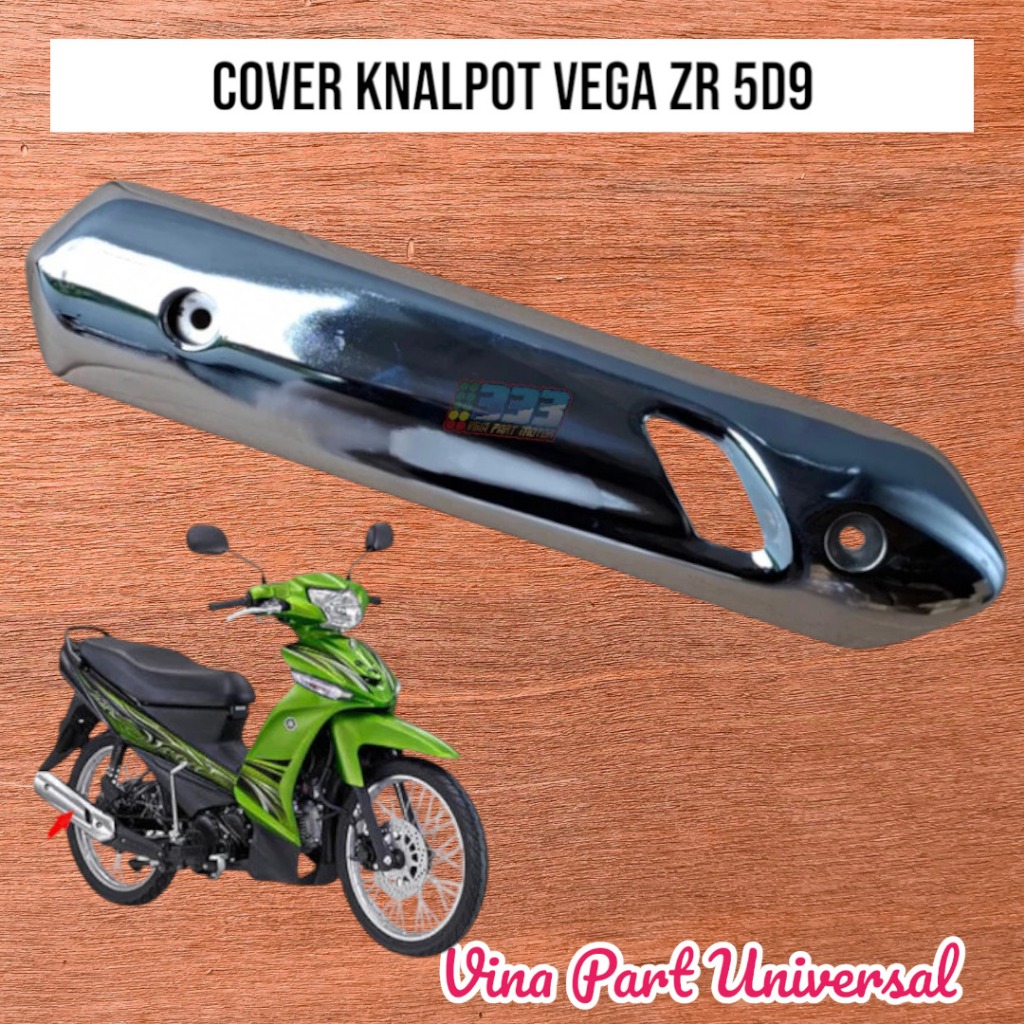 Jual cover knalpot tutup pelindung knalpot vega zr 5D9 berkualitas plat ...