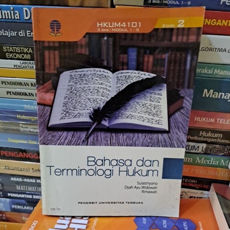 Jual BAHASA DAN TERMINOLOGI HUKUM PENGARANG SULASTRIYONO BUKU UNIVERSITAS TERBUKA | Shopee Indonesia
