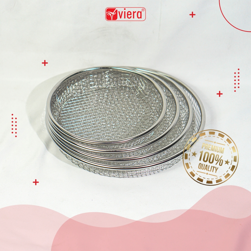 Jual Viera - Oil Strainer Cooling Round Peniris Minyak Goreng Saringan ...