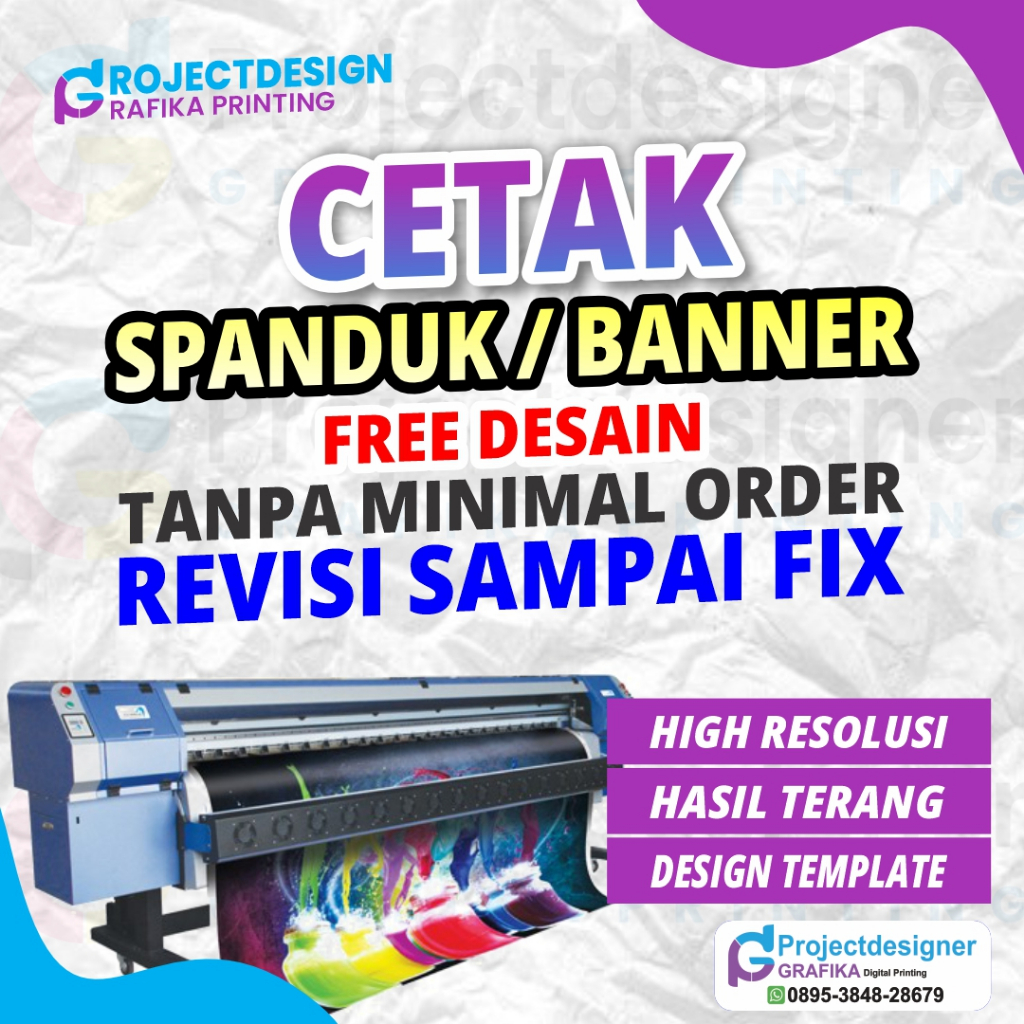 Jual Cetak Spanduk High Murah dan cepat | Custom Banner Spanduk | Sehari jadi | Shopee Indonesia