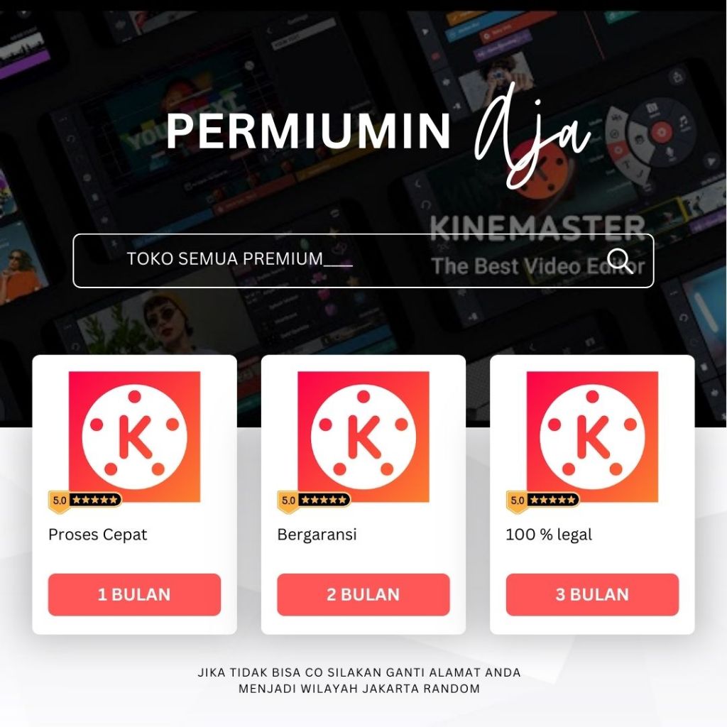 Jual Termurah Kine Master Premium 1 Tahun Full Garansi (Proses Tercepat Buka 24 Jam) | Shopee ...
