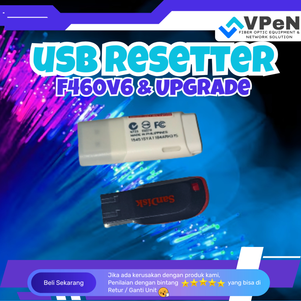 Jual USB Resetter ZTE F460 V6 Redaman - 40db & Upgrade Firmware Oren ...