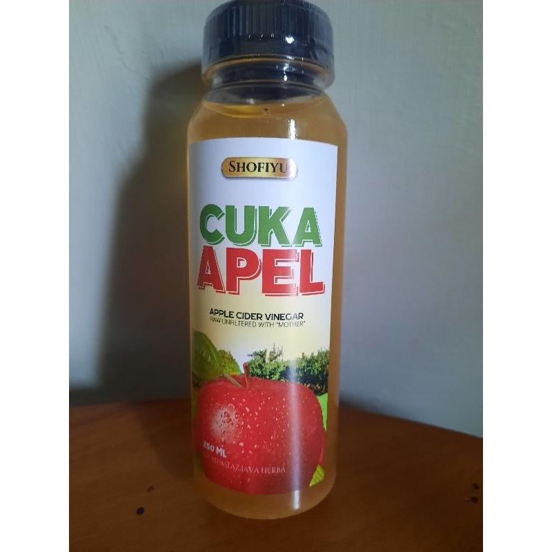 Jual Cuka Apel Apple Cider Vinegar 250 ML Shofiyyu Java Hills Honey ...