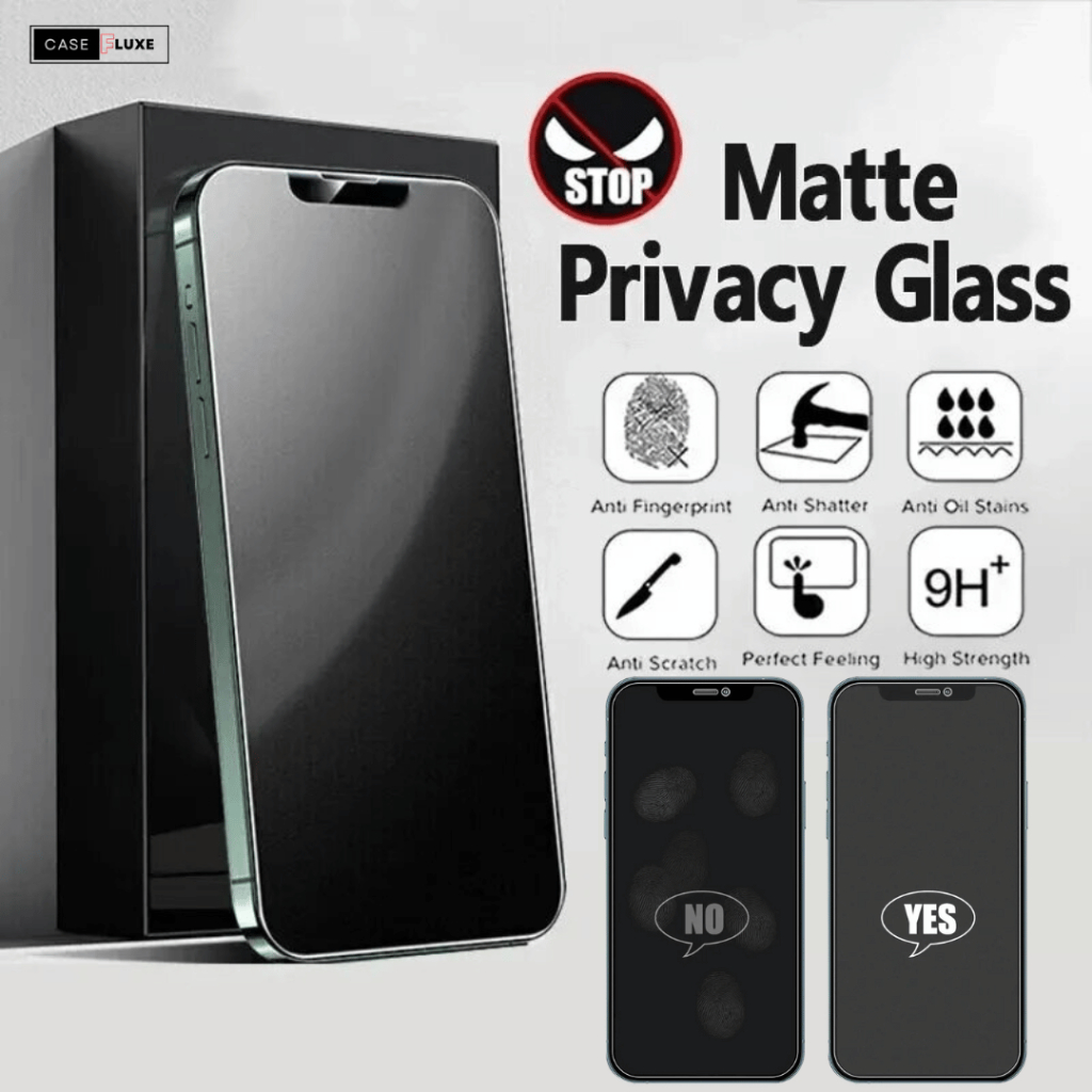 Jual G-RILA Privacy Matte Anti-Spy ESD Premium Tempered Glass iPhone HD ...