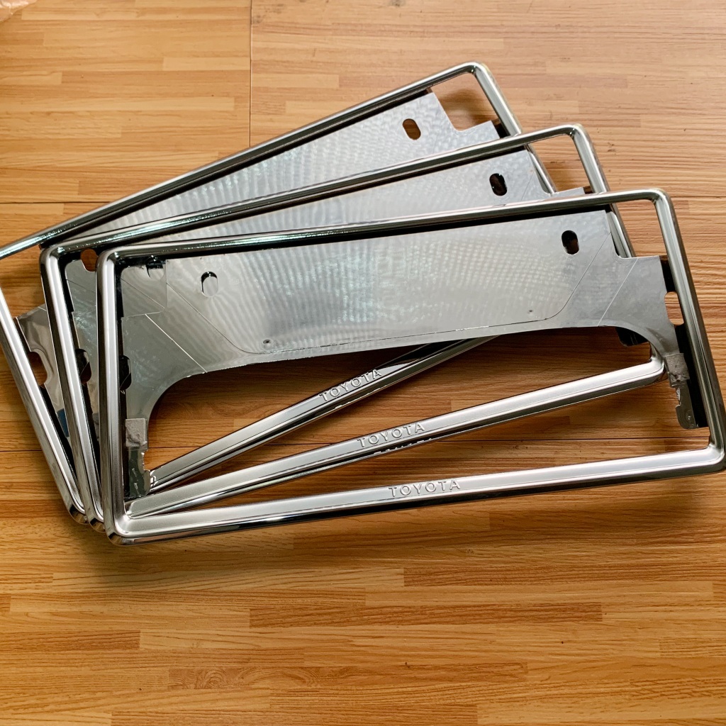 Jual Frame JDM Plate Nomer Toyota Original Japan / Dudukan Plat Mobil ...