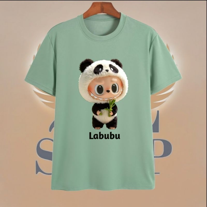Jual Kaos Panda labubu Baju new labubu kaos polos warna Baju labubu new ...