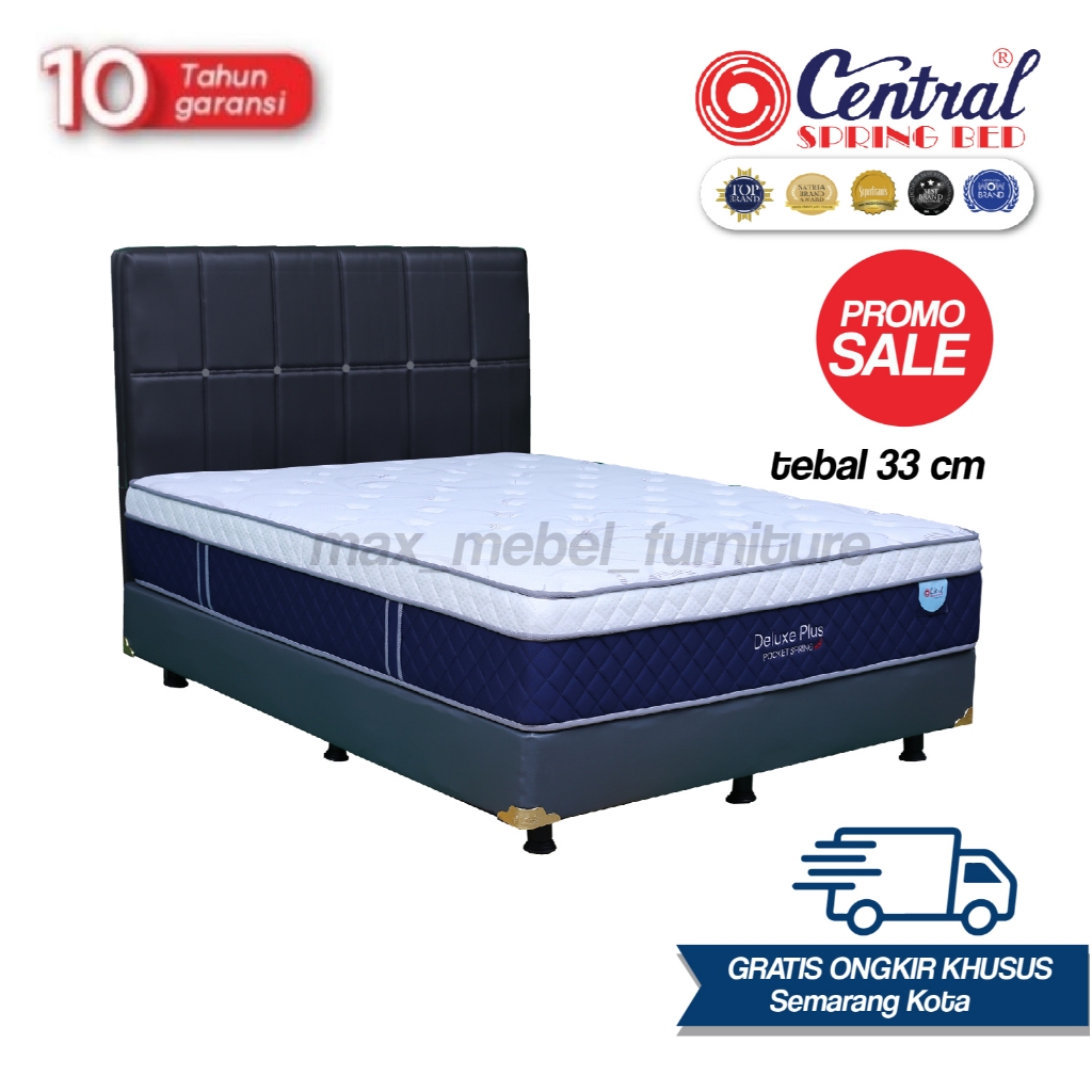 Jual Kasur Springbed Matras Central Deluxe Plus Pocket Springs Mebel ...
