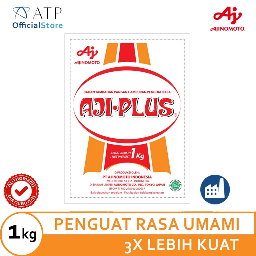 Jual AJIPLUS 1 kg (Bahan Tambahan Pangan Penguat Rasa Umami) | Shopee ...