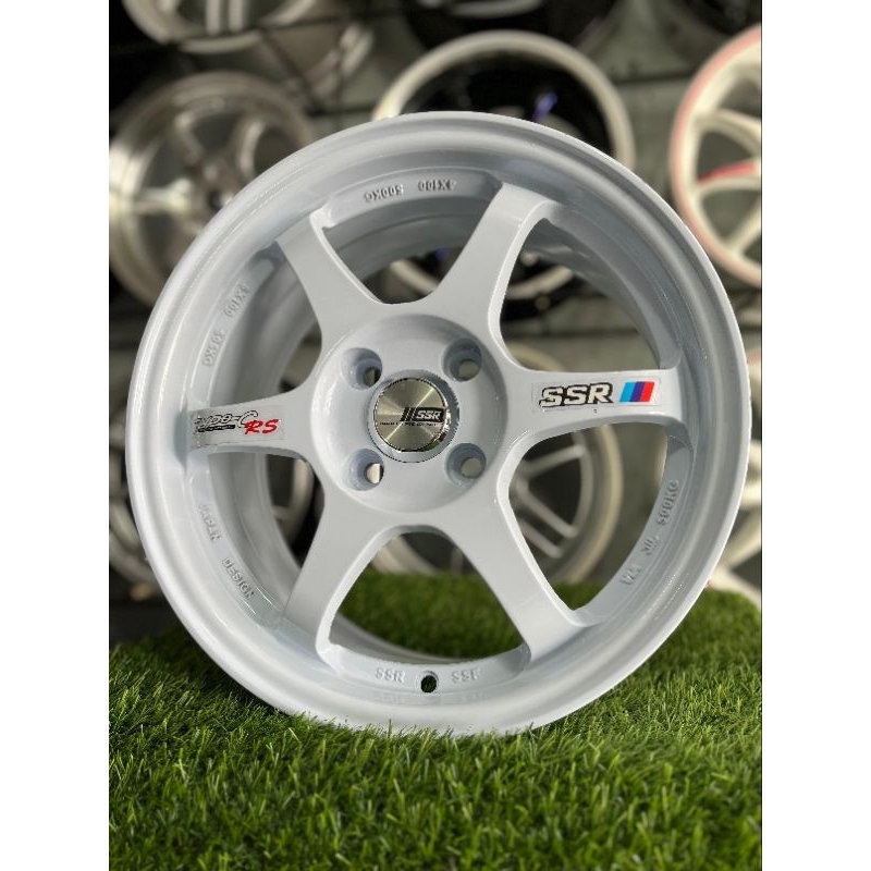 Jual Velg mobil ssr type c r15 pcd 4x100 kondisi baru | Shopee Indonesia