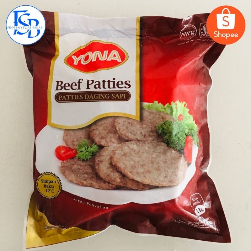 Jual YONA BEEF PATTIES ( 500GR & 1KG ) | Shopee Indonesia
