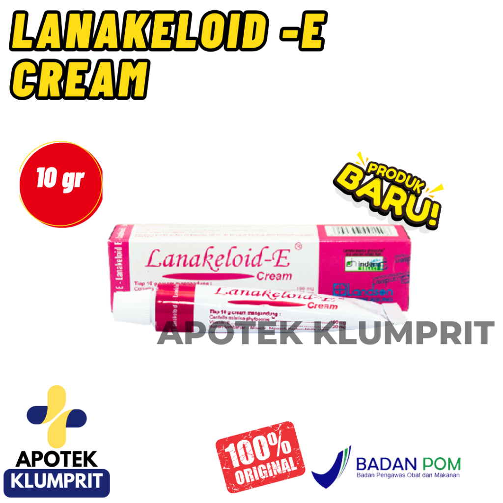 Jual Lanakeloid-E Cream/Lanakeloid/Lanakeloid-E Cream 10gr/Cream bekas ...