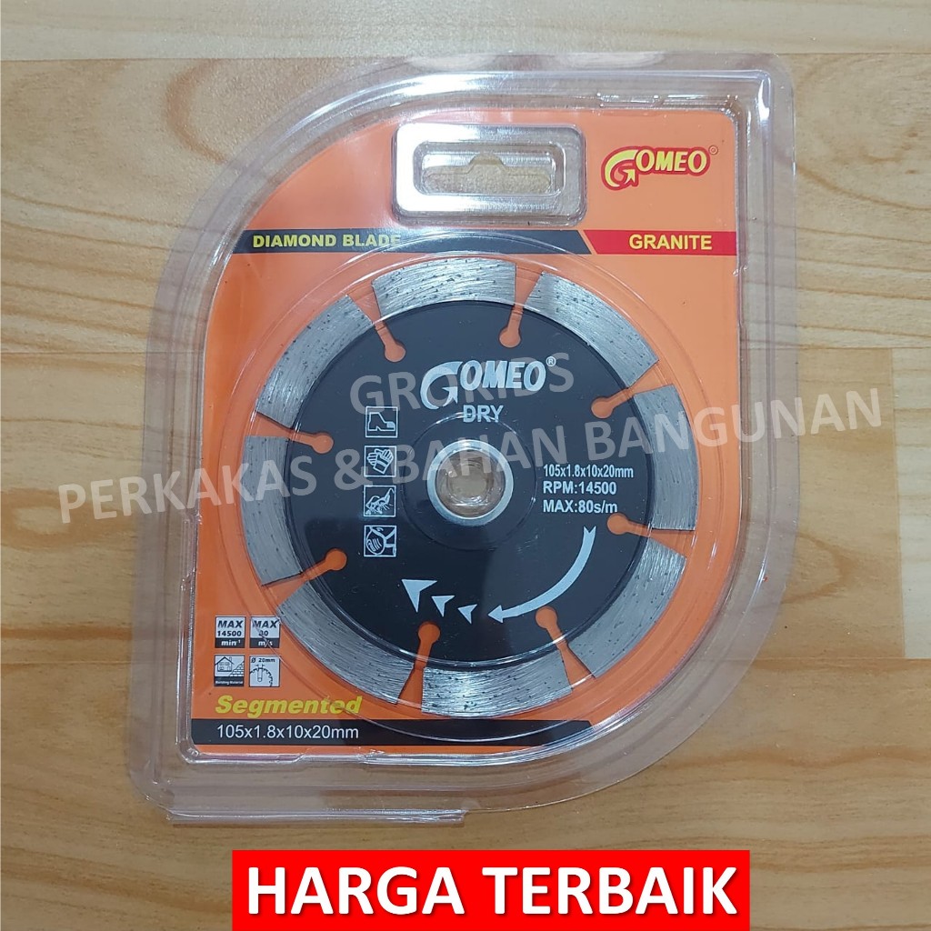 Jual GOMEO Isi Pisau Gerinda Potong Keramik Granit | Pisau Potong ...