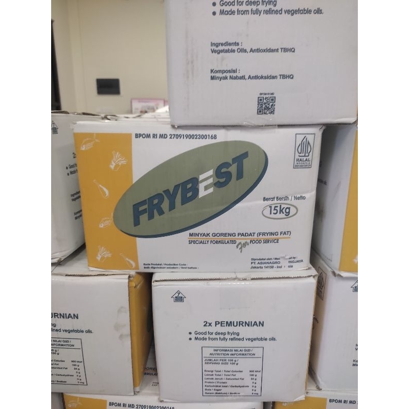 Jual Minyak padat frybest 15 kg | Shopee Indonesia