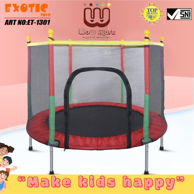 Jual TRAMPOLINE MAINAN ANAK muat sd 200kg lompat jump | Shopee Indonesia