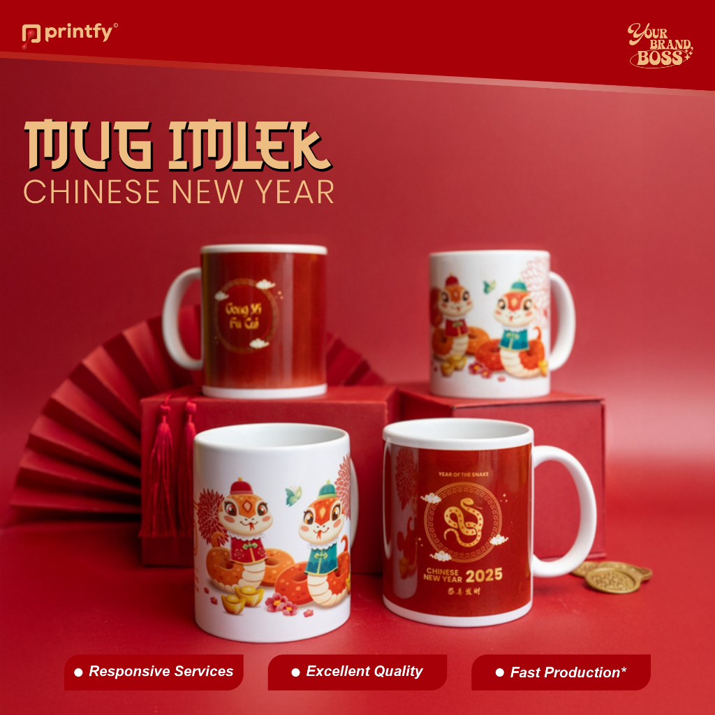 Jual Mug Imlek Chinese New Year 2025 ( Printfy.id ) | Shopee Indonesia