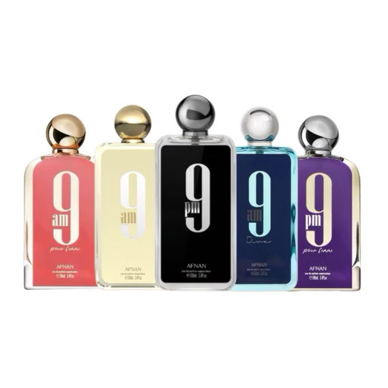 Jual Parfume Afnan 9AM & Afnan 9PM Black & 9PM Rebel EDP 100ML || by ...