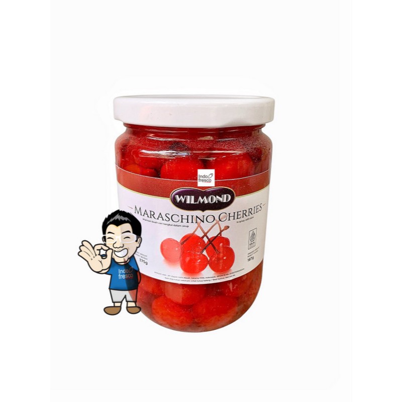 Jual Wilmond Maraschino Cherries In Syrup With Stem- Cherry Ceri ...