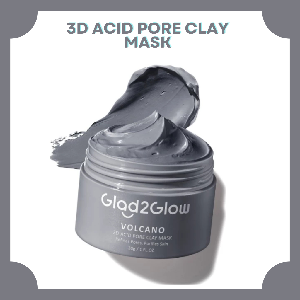 Product image Glad2Glow Volcano 3D Acid Pore Clay Mask 30g/Masker Wajah