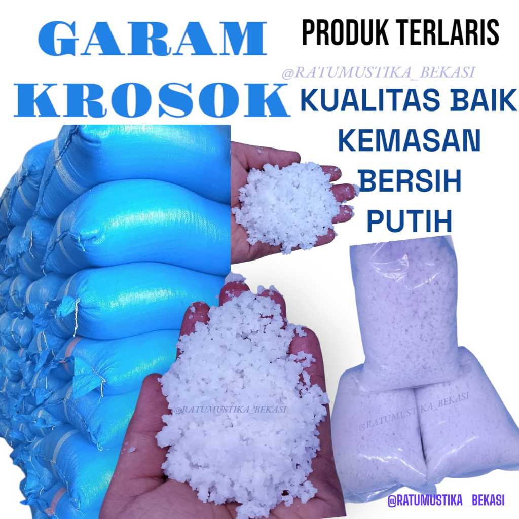 Jual GARAM KROSOK 1 pack - GARAM MAKAN- GARAM MASAK- GARAM KASAR ...