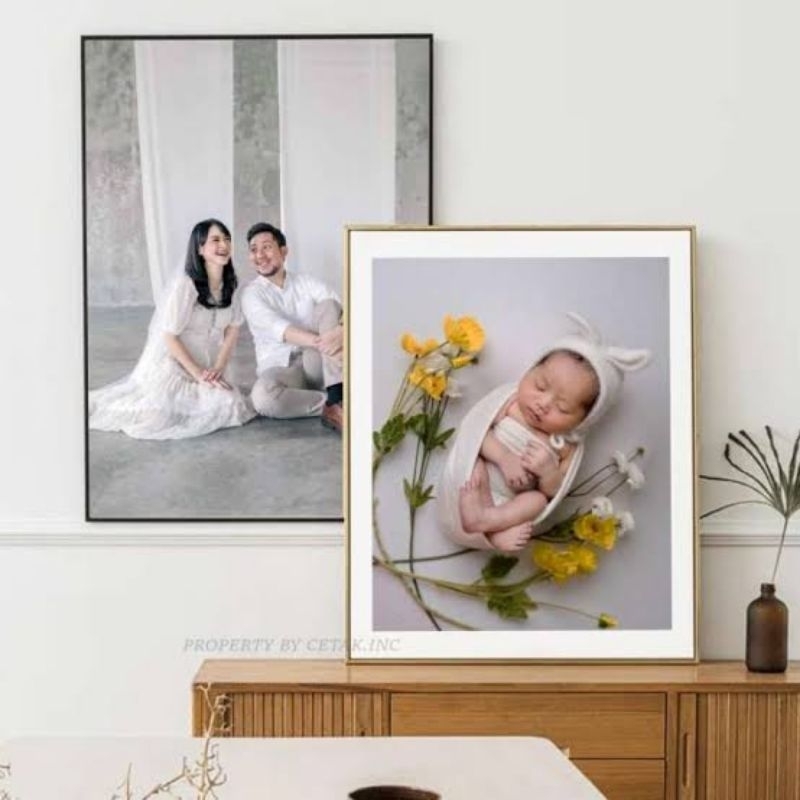 Jual cetak foto + bingkai / frame blok ukuran 30×40 / 16r | Shopee ...