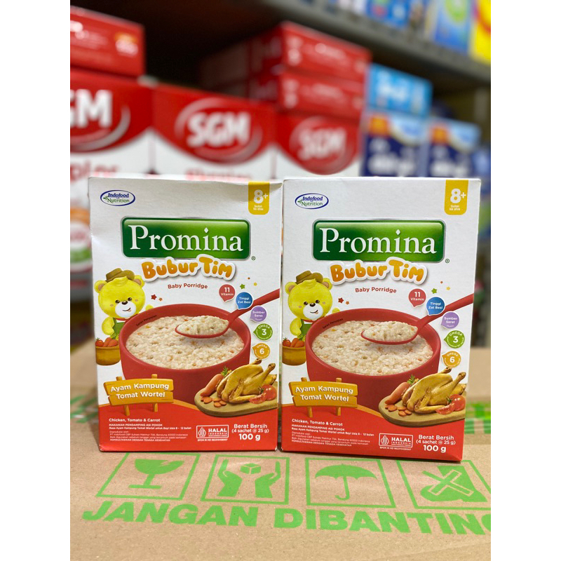 Jual PROMINA BUBUR TIM /SWEET CEREAL USIA 8+ 100gr DAGING & BROKOLI ...