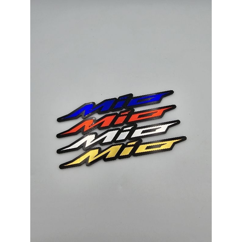 Jual Logo Emblem Akrilik Yamaha Mio Free Double Tape Pemasangan Ukuran ...