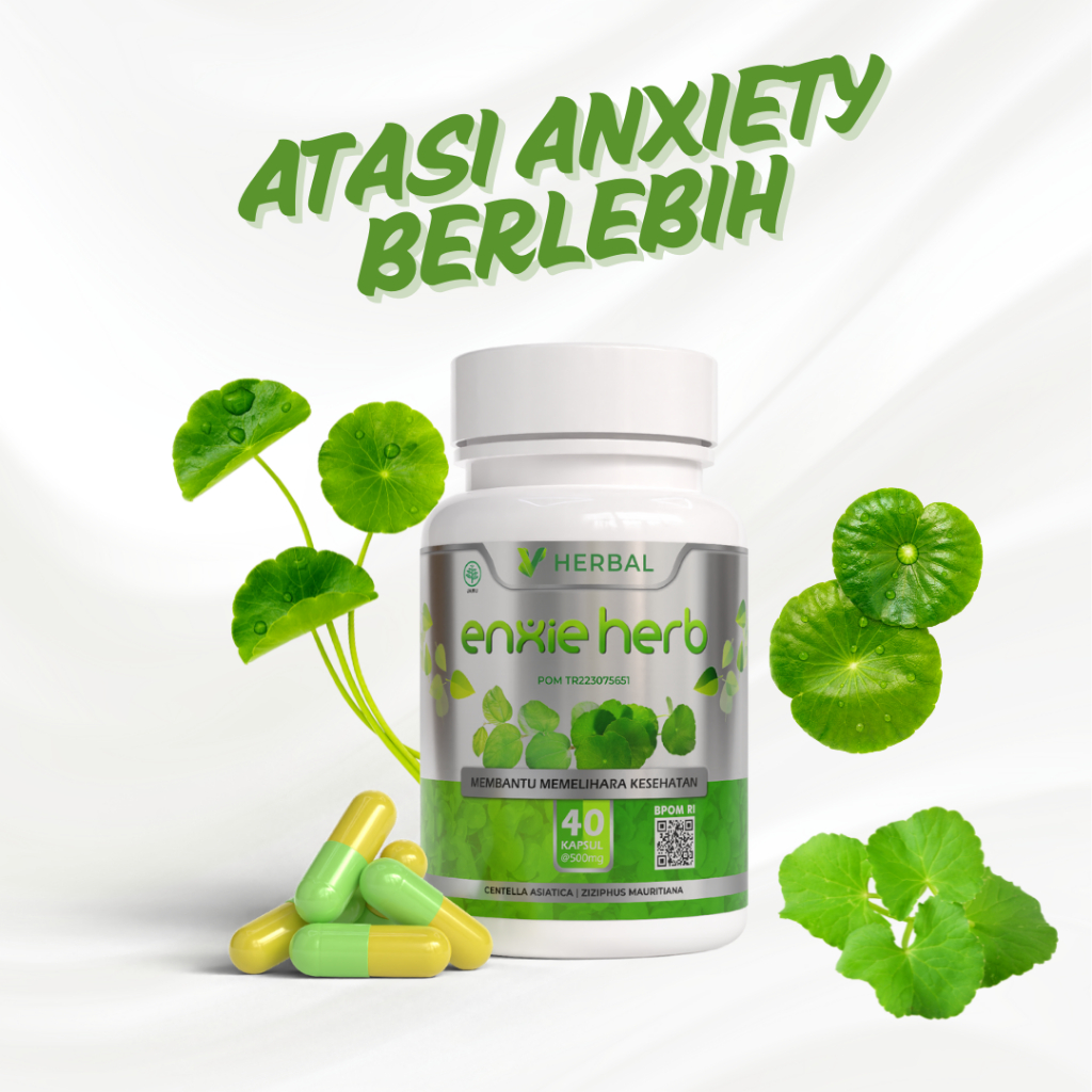 Jual ENXIEHERB Obat Herbal Atasi Depresi Stress Berlebih Anti Anxiety ...