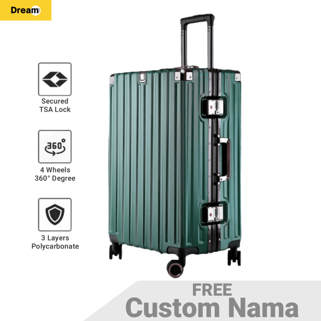 Jual Dream Koper -Custom Nama Kabin & Bagasi 18 inci -28 Inch TSA Lock ...