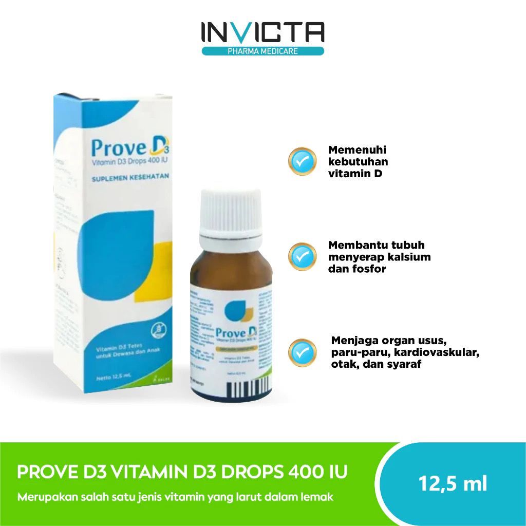 Jual Prove D3 Drops Suplementasi Vitamin D (12.5 ml) | Shopee Indonesia