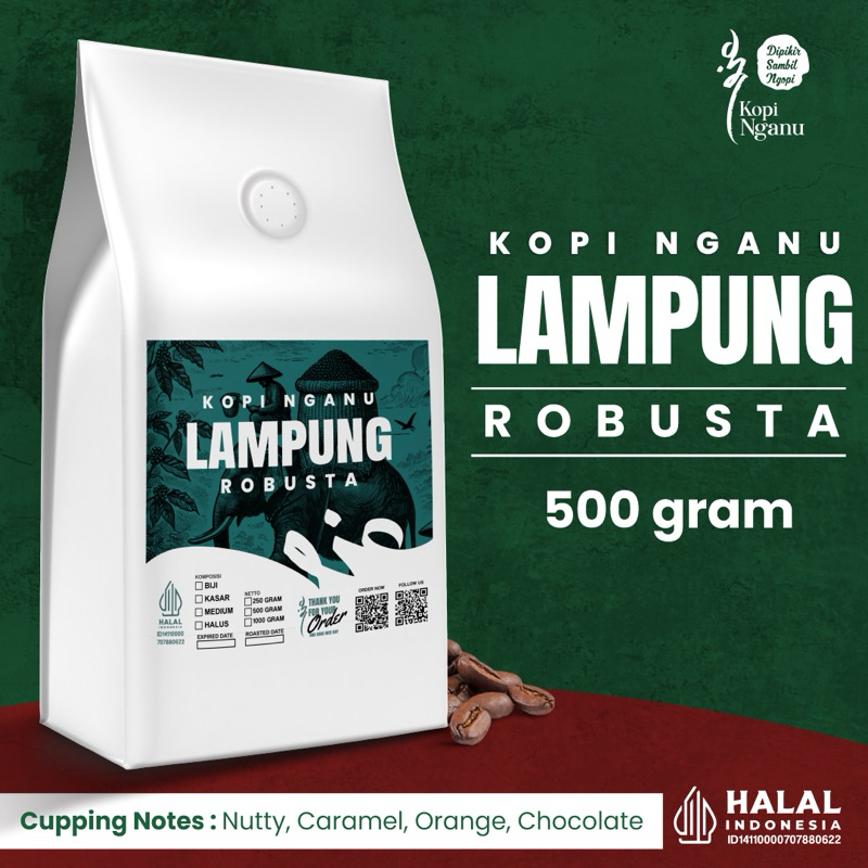 Jual Kopi Robusta Lampung 500g Fresh Roasted untuk Penikmat Kopi Sejati ...