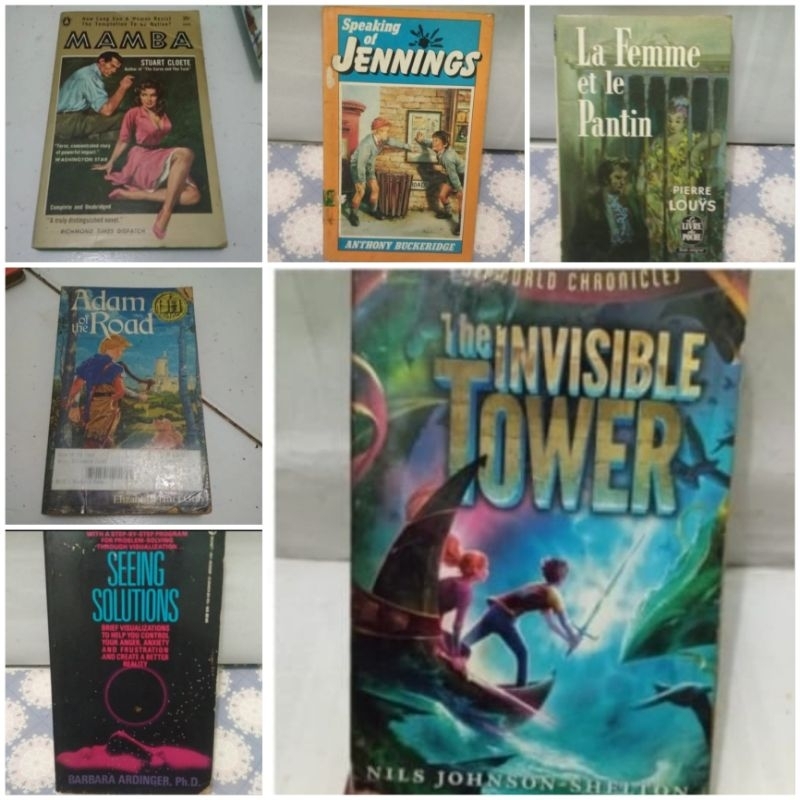 Jual Novel Seeing solutions Speaking of jennings The invisible tower La ...
