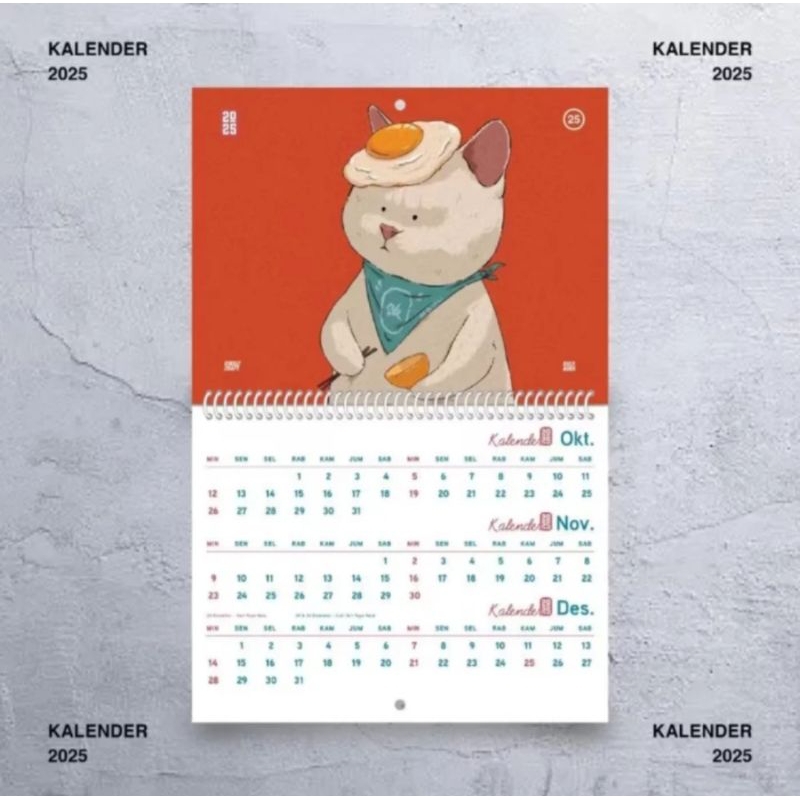 Jual kalender kucing 2025 | Shopee Indonesia