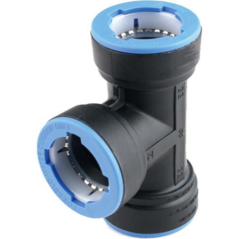 Jual PUSH FIT HDPE / PUSH FIT ON EQUAL TEE 20mm (1/2") | Shopee Indonesia