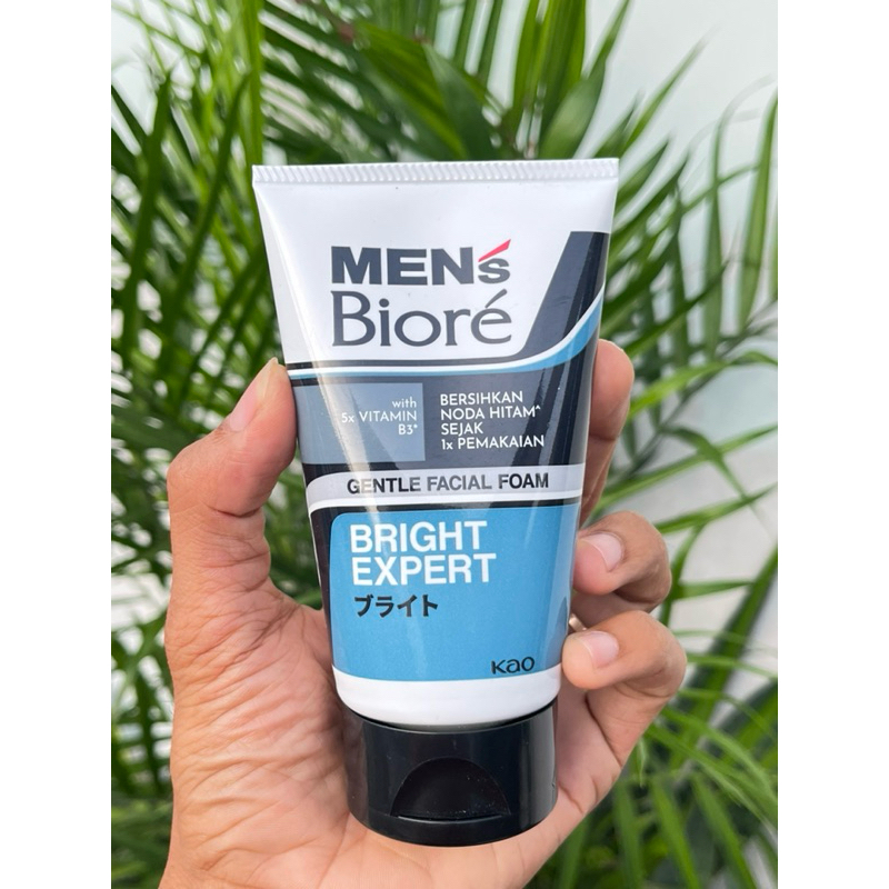 Jual MENS BIORE BRIGHT EXPERT FACIAL FOAM 100gram | Shopee Indonesia