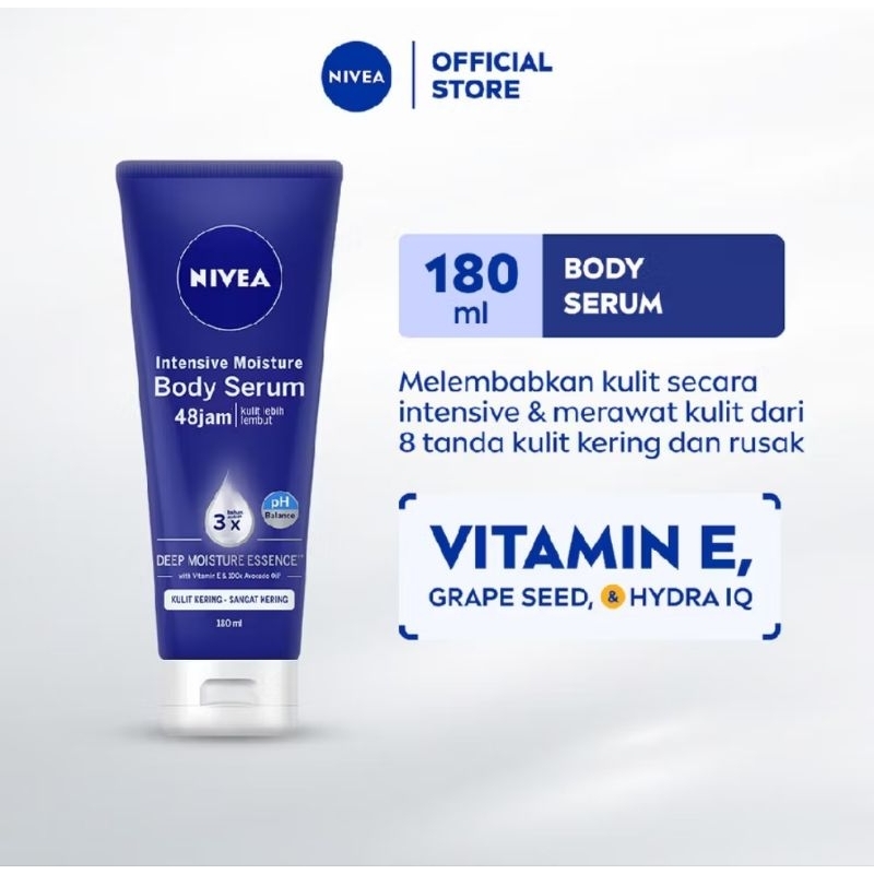 Jual NIVEA Body Serum Intensive Moisture 180ml | Shopee Indonesia