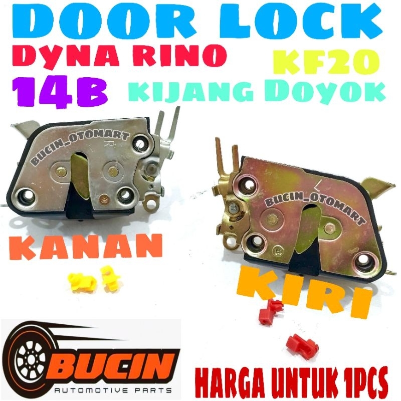 Jual DOOR LOCK / KUNCI PINTU MOBIL DYNA RINO / 14B / KIJANG DOYOK ...
