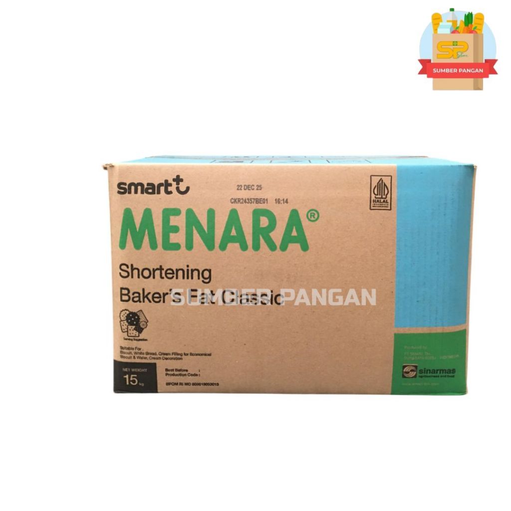 Jual MENARA SHORTENING BAKERS FAT CLASSIC @15 KG | Shopee Indonesia