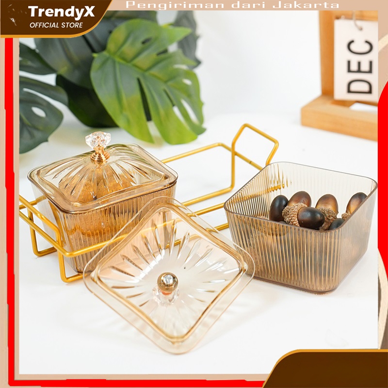 Jual TrendyX Snack Tray Snack Bowl Kotak Camilan Buah Dan Kacang 2-3-4 ...
