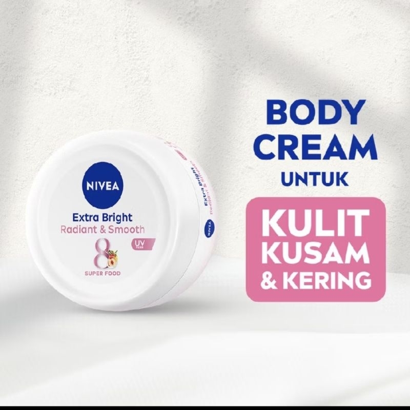 Jual Nivea Extra Bright Radiant Smooth Creme 100ml | Shopee Indonesia