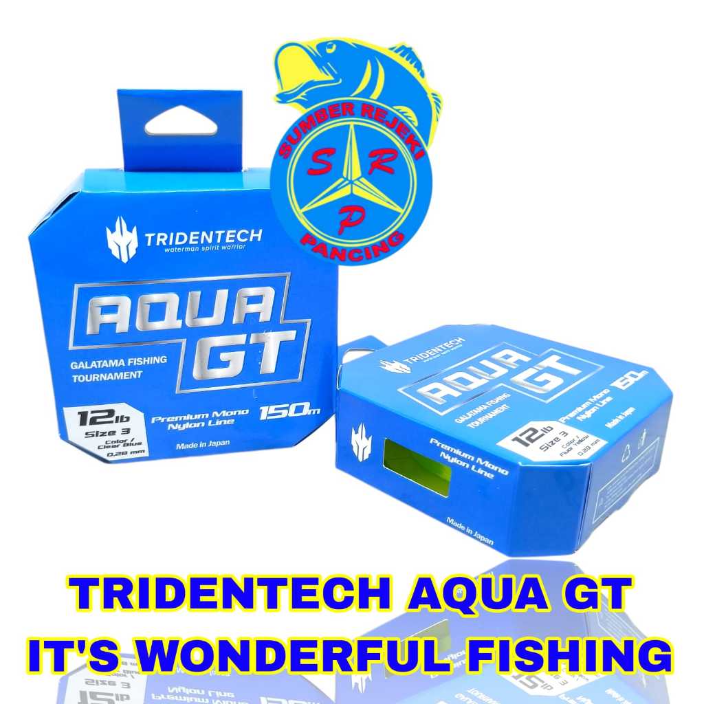 Jual Senar Tridentech Aqua Gt Galatama Fishing Tournament 150m | Shopee ...