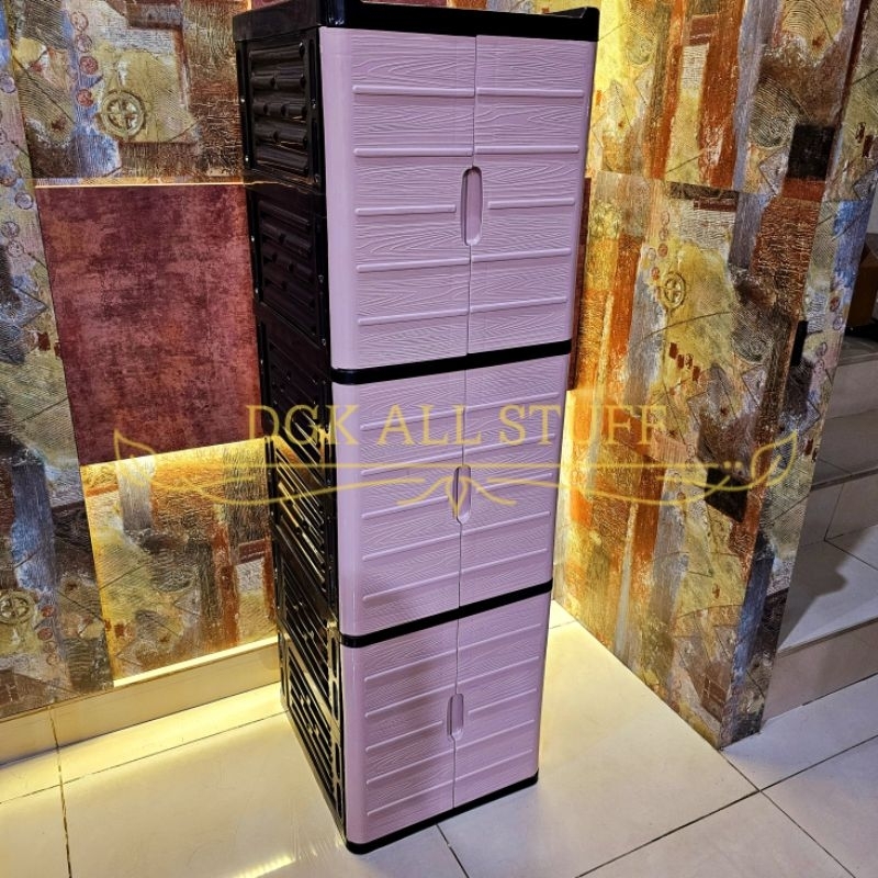 Jual Lemari Baju Pakaian Mini Kecil 6 ENAM 5 LIMA 4 EMPAT SUSUN TINGKAT ...