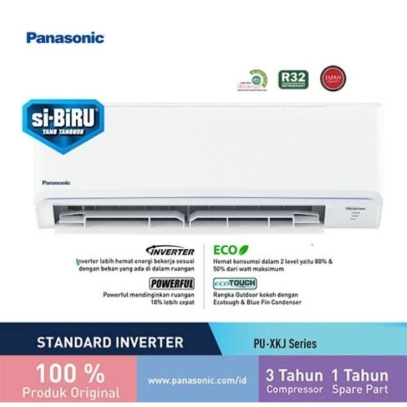 Jual AC PANASONIC BASIC INVERTER 1PK (PU9XKJ) | Shopee Indonesia