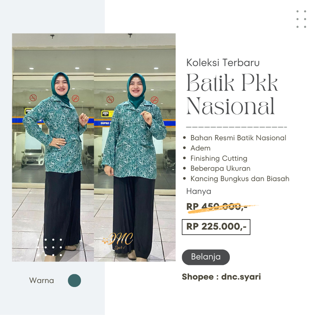 Jual Batik Pkk Nasional | Shopee Indonesia